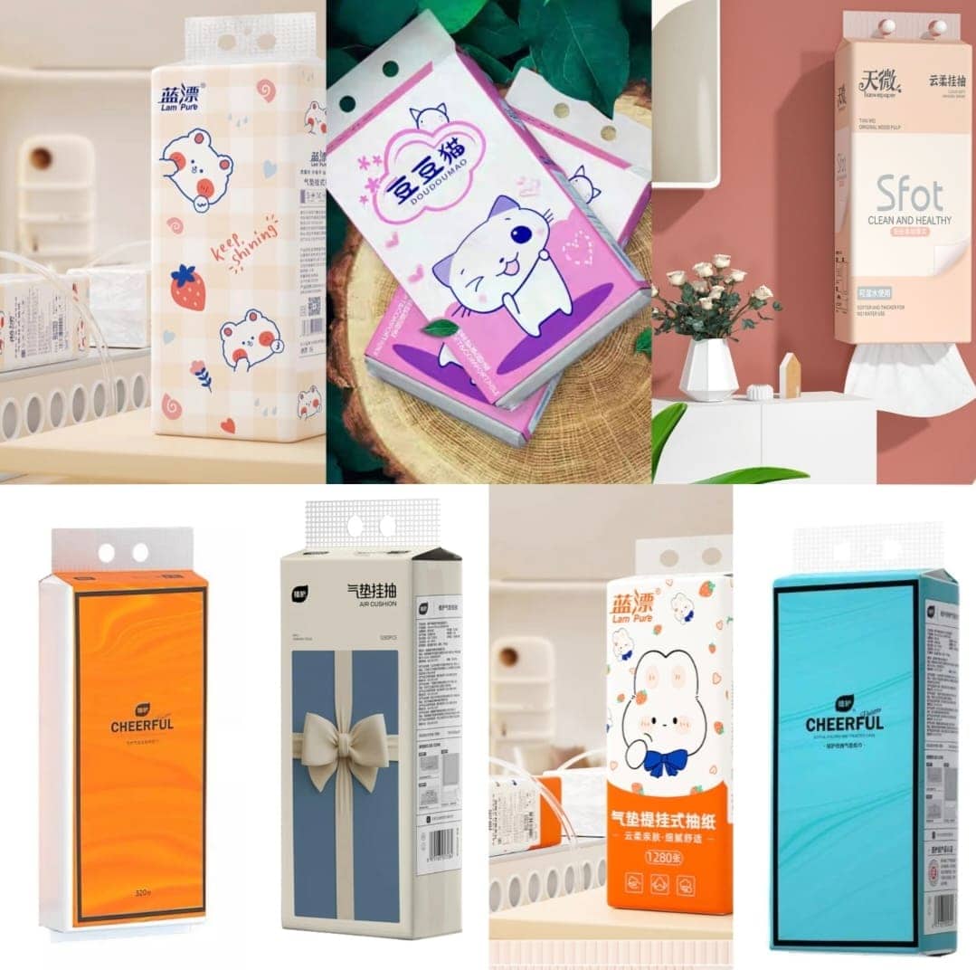 Why are wall mounted drawing tissue paper is popular in China